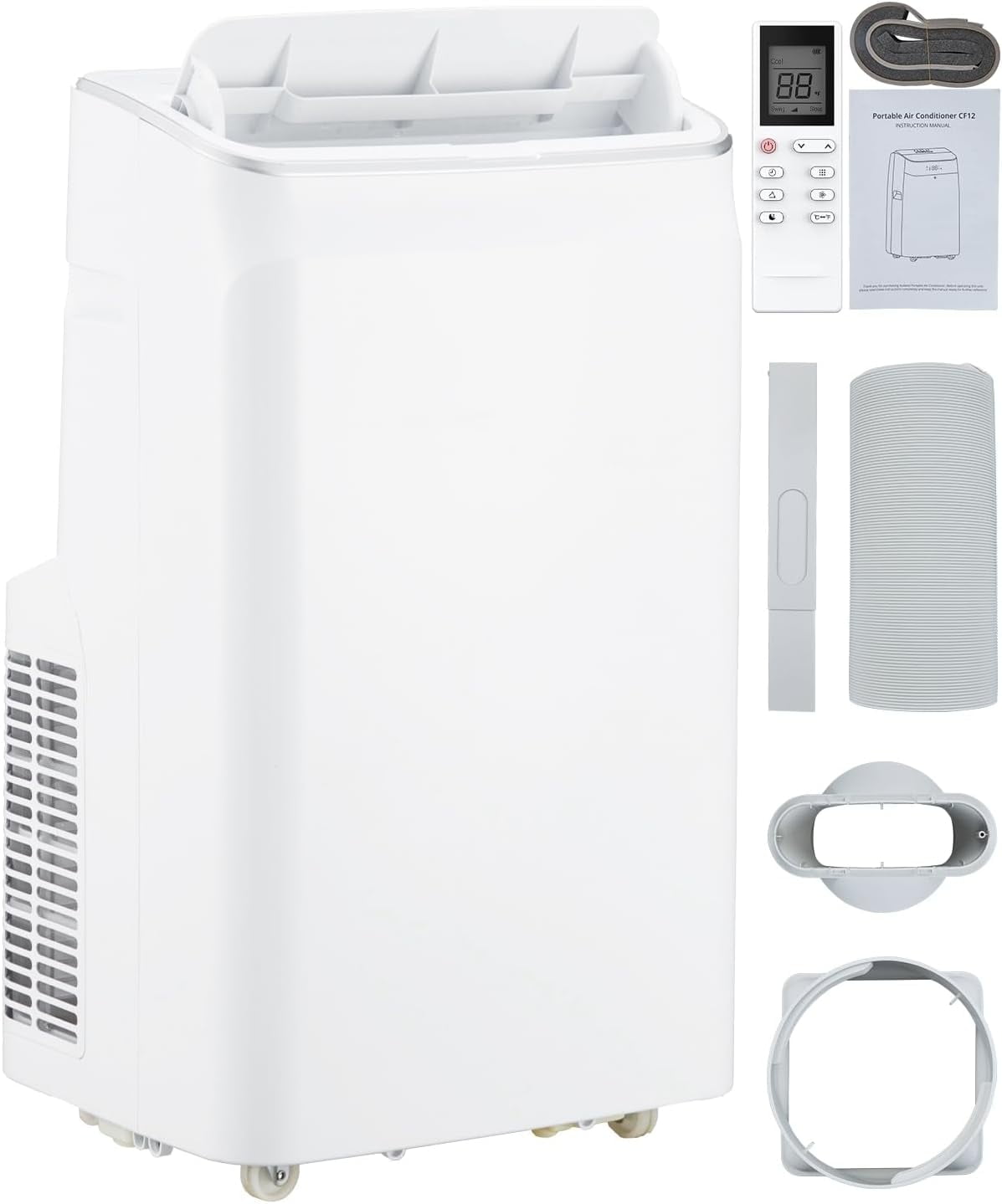 GOGRANT Portable Air Conditioner, 12000Btu Standing AC Unit, Room Air ...