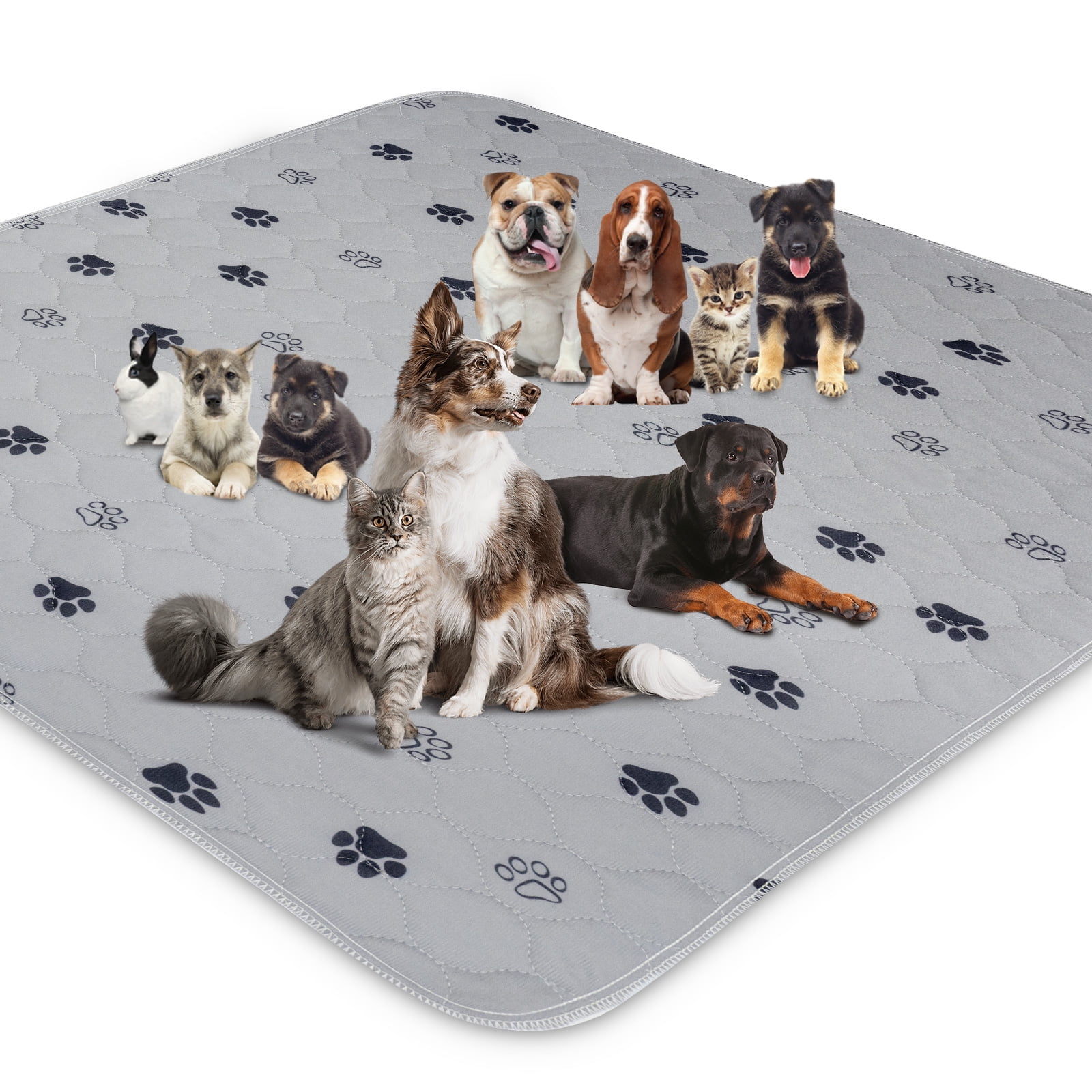 GOGREEN Waterproof Reusable Pets Training Pads Washable Pee Pads for ...