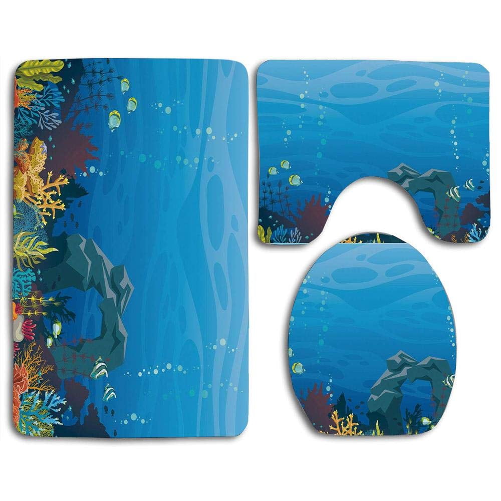 GOHAO Aquarium Colorful Coral Reef Fishes Stone Arch Under Sea Natural ...