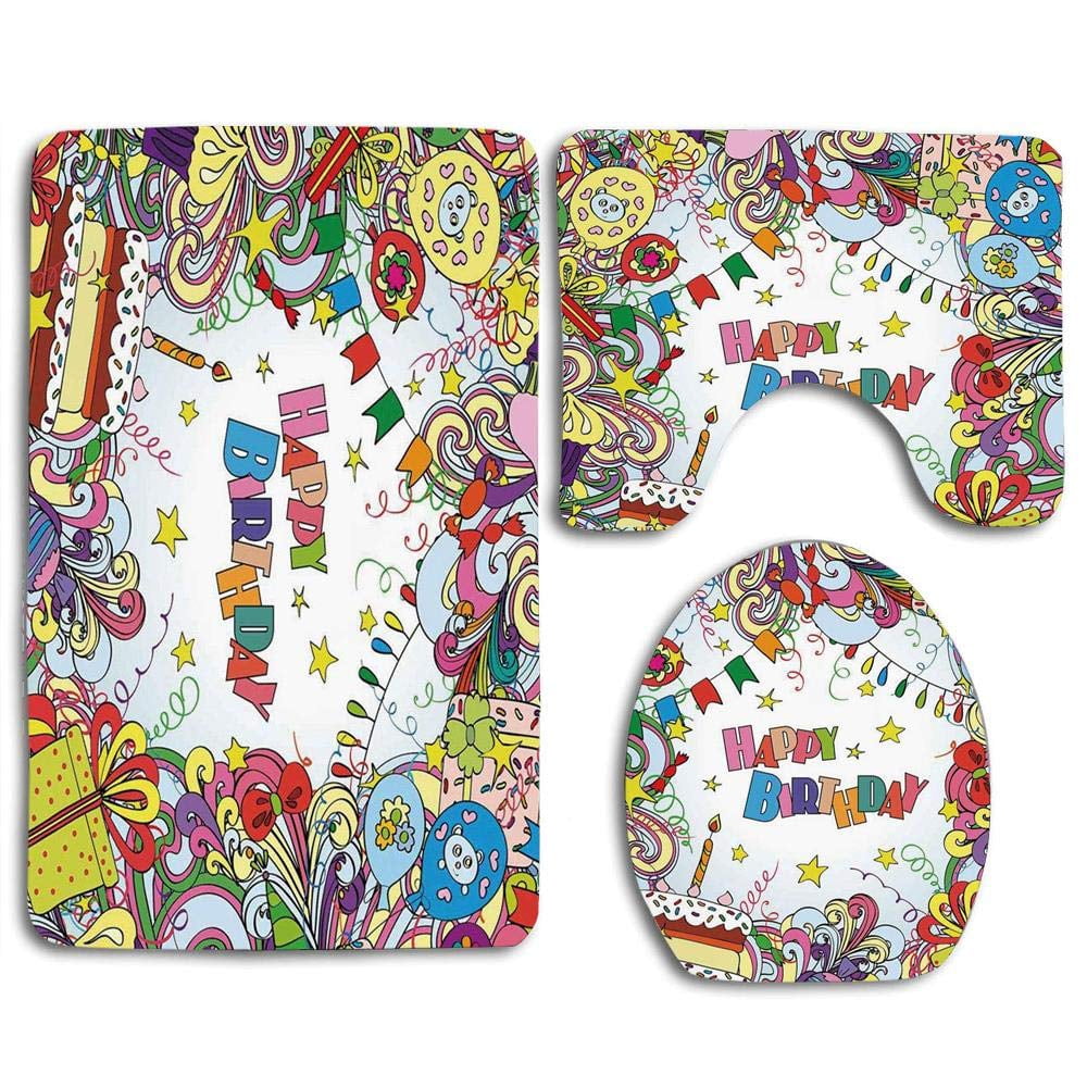 GOHAO Birthday Greeting Card Inspired Colorful Cartoon Style Festive ...