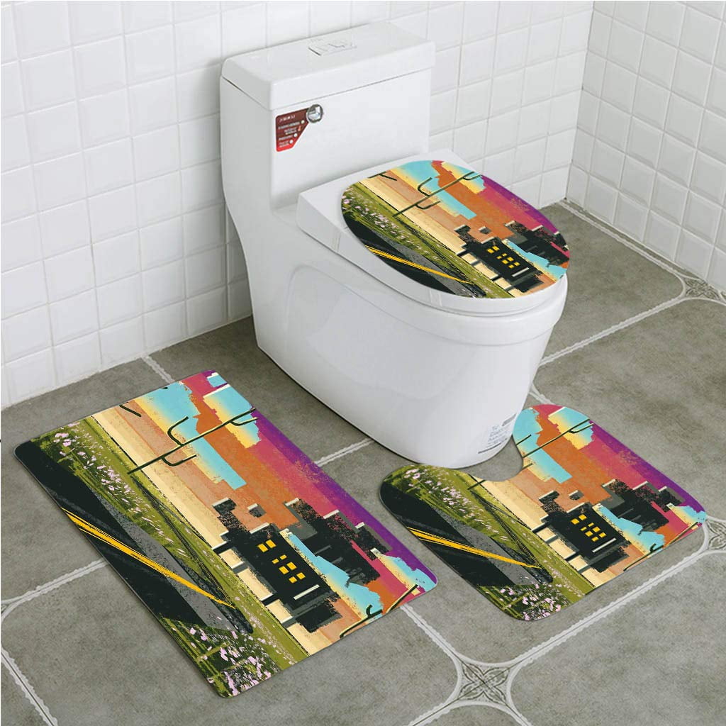 GOHAO Fantasy Art House Trippy Futuristic Landscape Collage in Paint ...