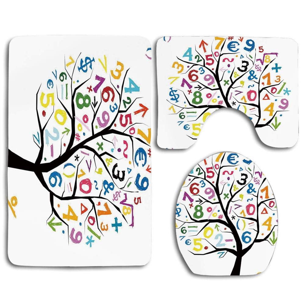 GOHAO Mathematics Classroom Art Tree Colorful Numbers Math Symbols Fun ...