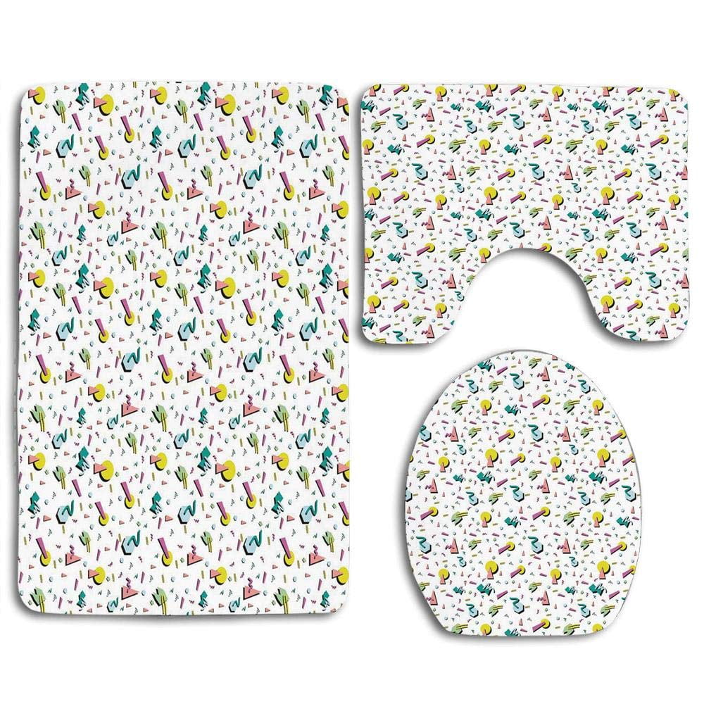 GOHAO Vintage 80s Fashion Style Retro Geometrical Figures Doodle Funky ...