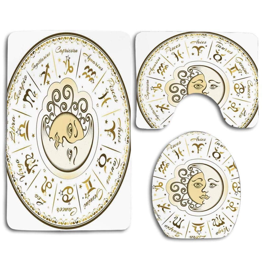 GOHAO Zodiac Circular Zodiac Chart Apparent Position Sun and Moon in ...