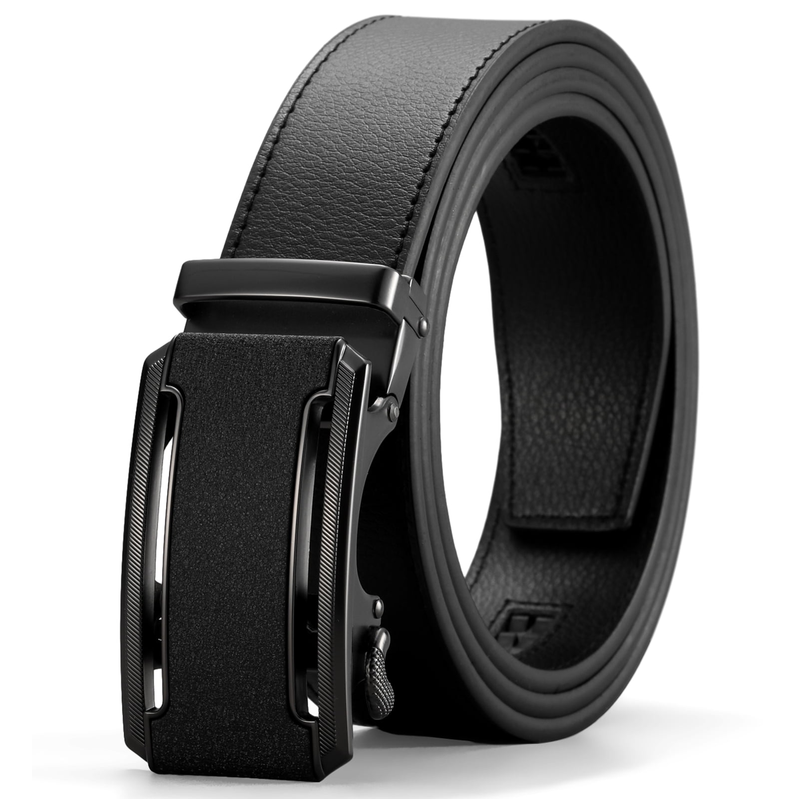 GOIACII Men's Ratchet Belts Leather Comfort Adjustable Click Belt With ...