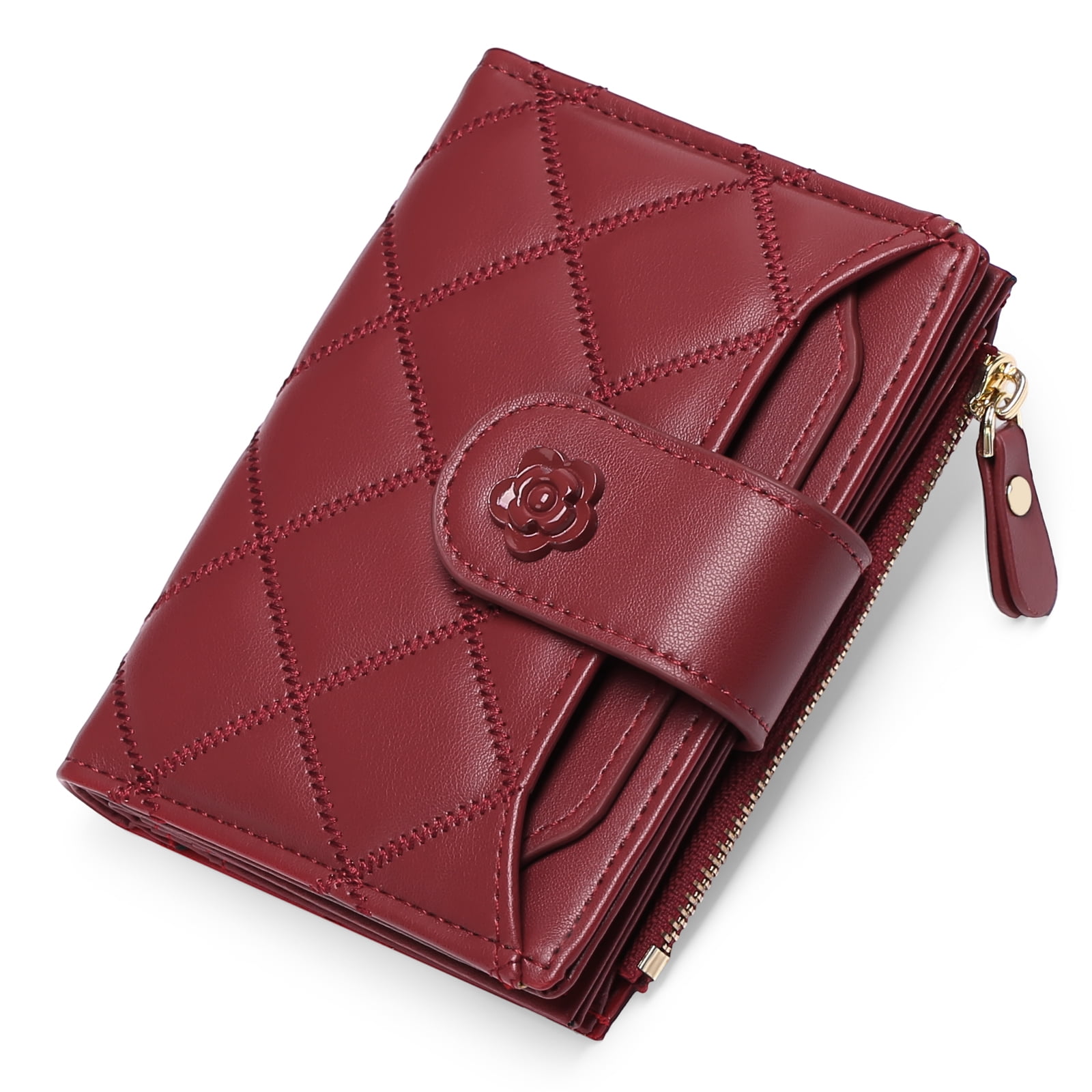 GOIACII Small Wallets for Women Leather Bifold Wallet Women RFID ...