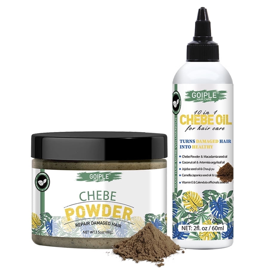 GOIPLE Organic African Chebe Powder and Oil Moisturizer for Scalp ...