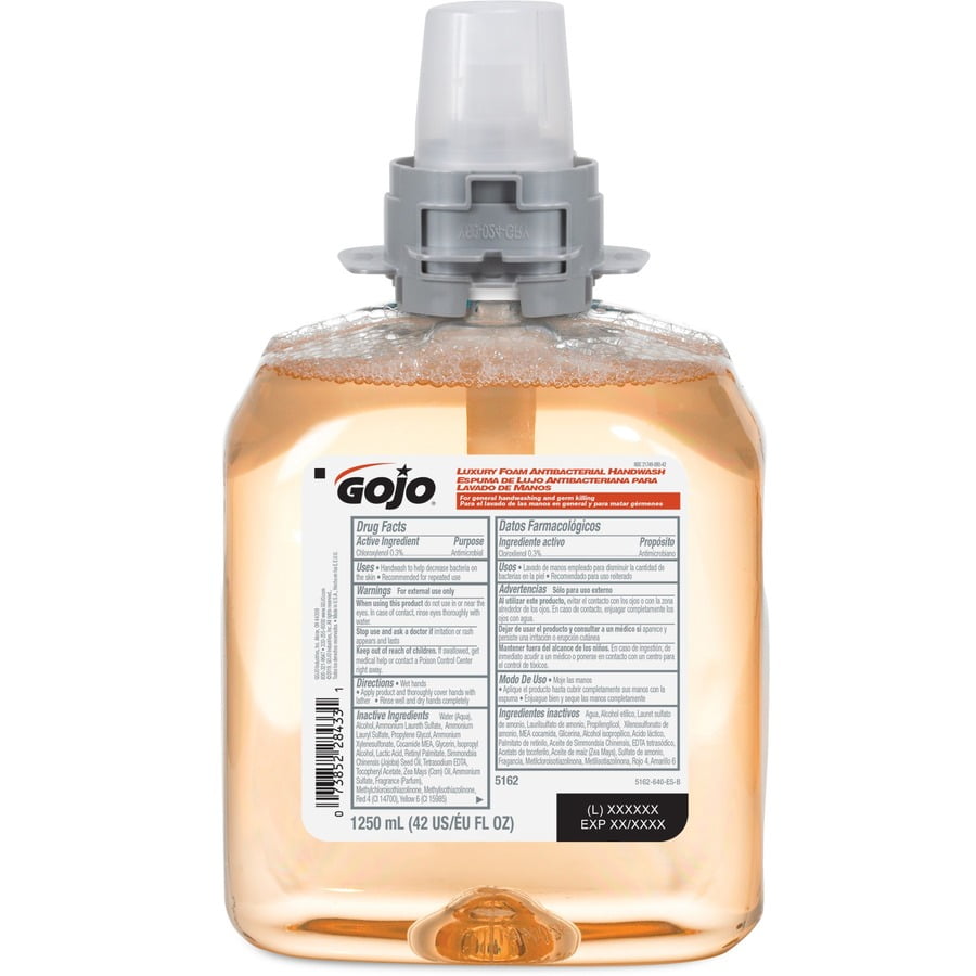 GOJO Antibacterial Foamy Hand Soap Liquid Refill, 42 Fl. Oz. 5162-04 ...