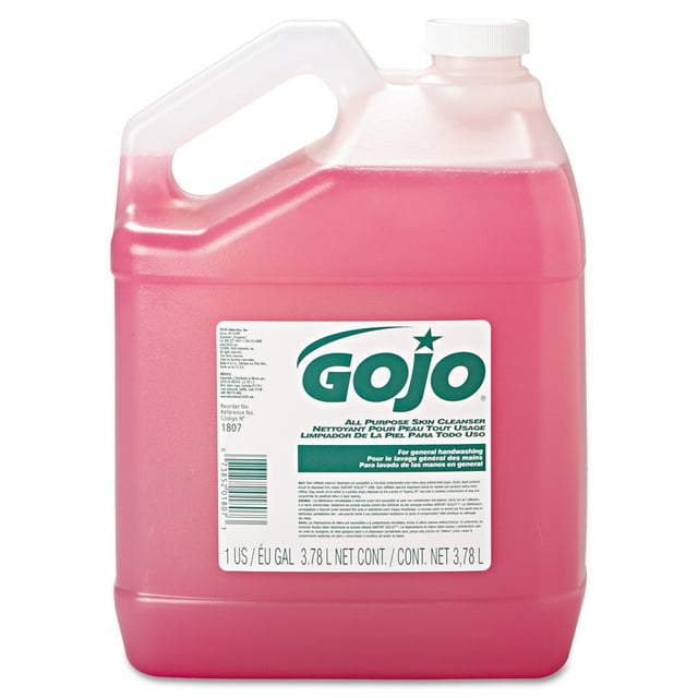 GOJO Bulk Pour All-Purpose Pink Lotion Soap, Floral, 1gal Bottle, 4 ...