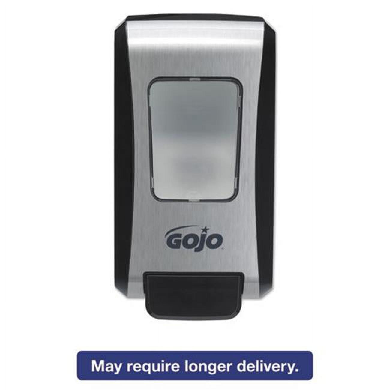 GOJO FMX-20 Soap Dispenser, 2,000 mL, 6.5 x 4.7 x 11.7, Black/Chrome ...