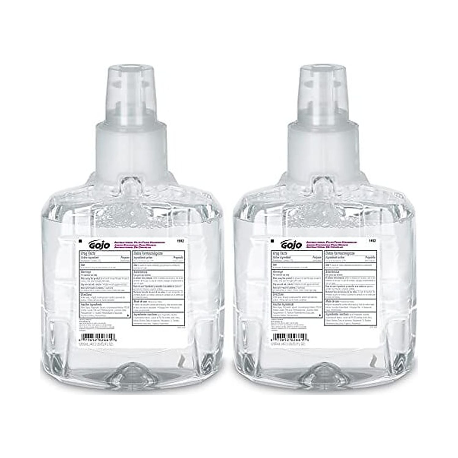 GOJO Antibacterial Foam Handwash, Plum Fragrance, 1200 mL Foam Hand ...