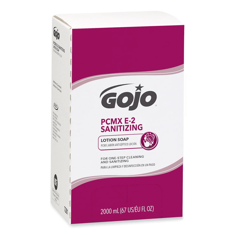 Free Shipping! GOJO Industries 7281-04 2000 mL E2 Sanitizing Lotion ...