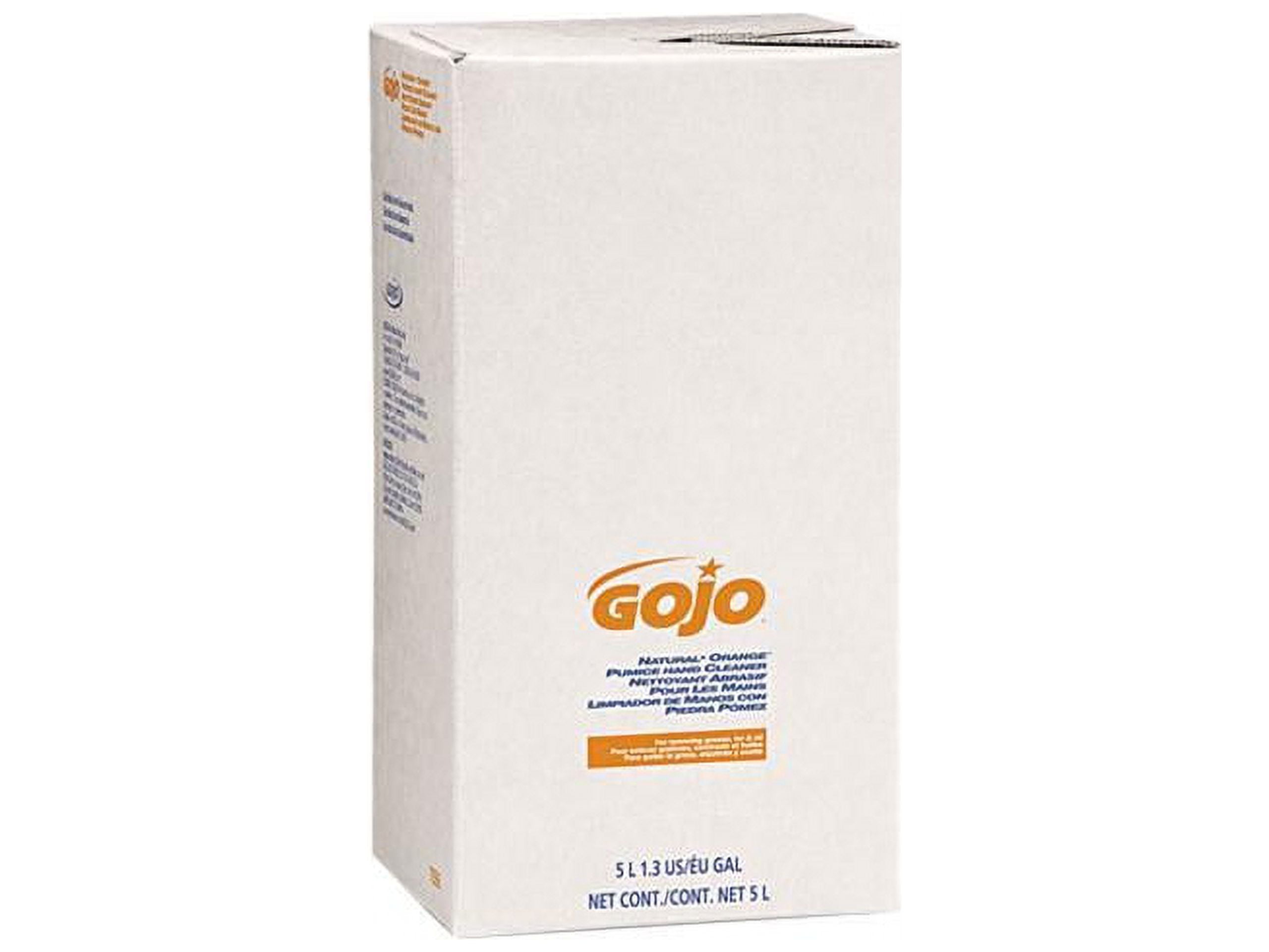 GOJO Industries 7556-02 5000 mL NATURAL ORANGE Pumice Hand Cleaner ...