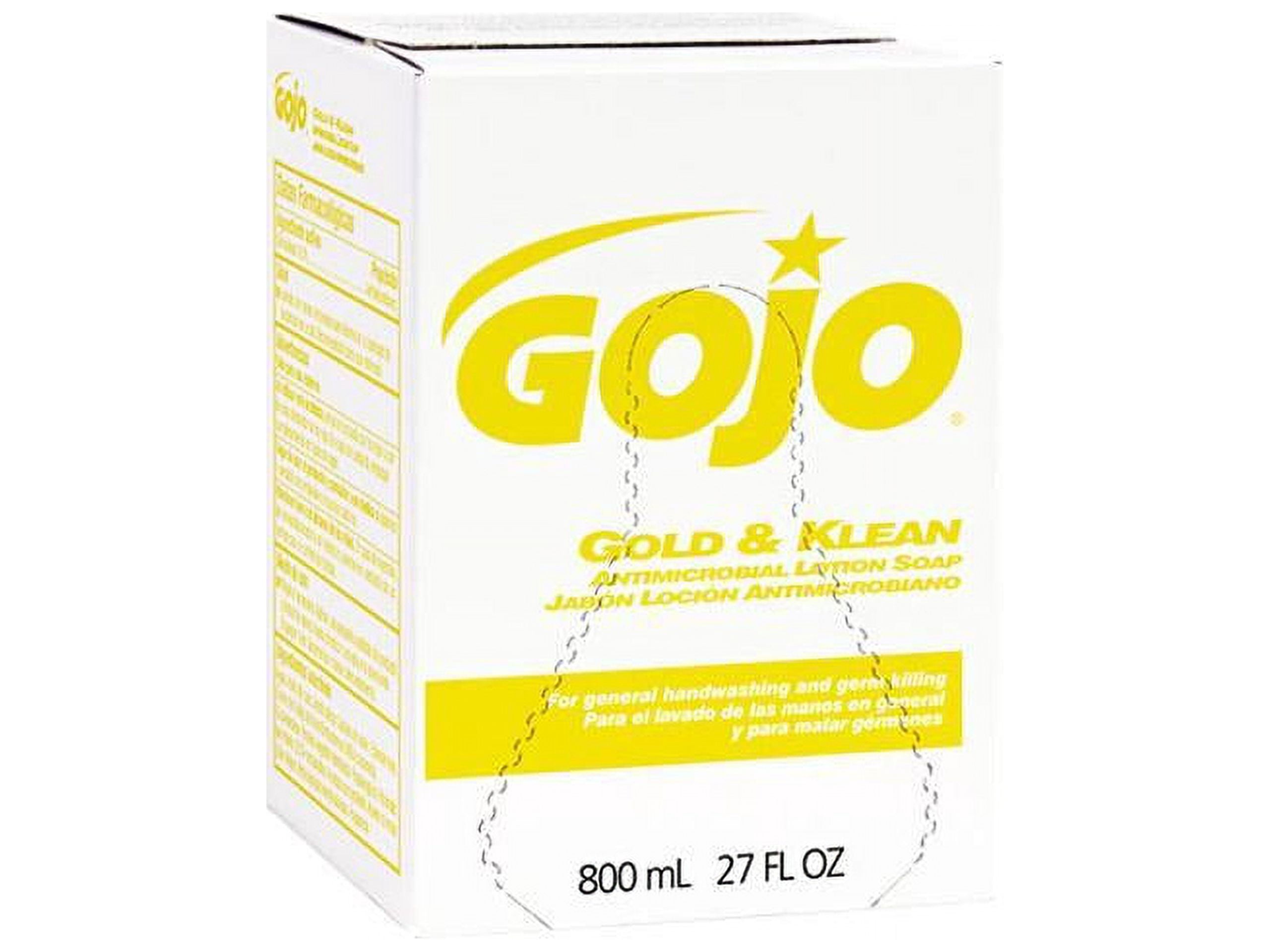 GOJO Industries 9127-12 800 ml Gold and Klean Floral Balsam Lotion Soap ...