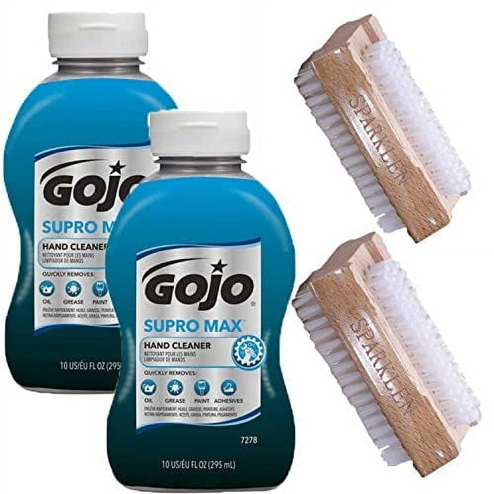 GOJO Supro Max Heavy Duty Cleaner Scrub, 2 Bottles 10 OZ each [Total of ...