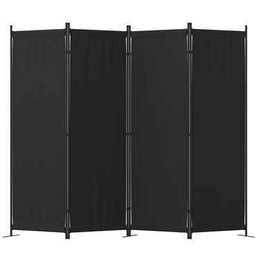"DecMode Home Folding Privacy 80"" x 80"" Bronze Metal 5 Panel Room ...