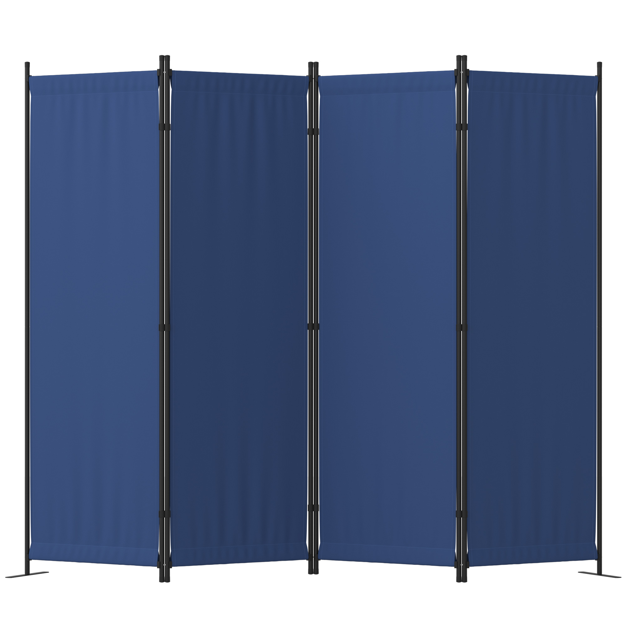 Neutype 72"x47" Outdoor Privacy Screen with Stand Adams Metal Balcony ...