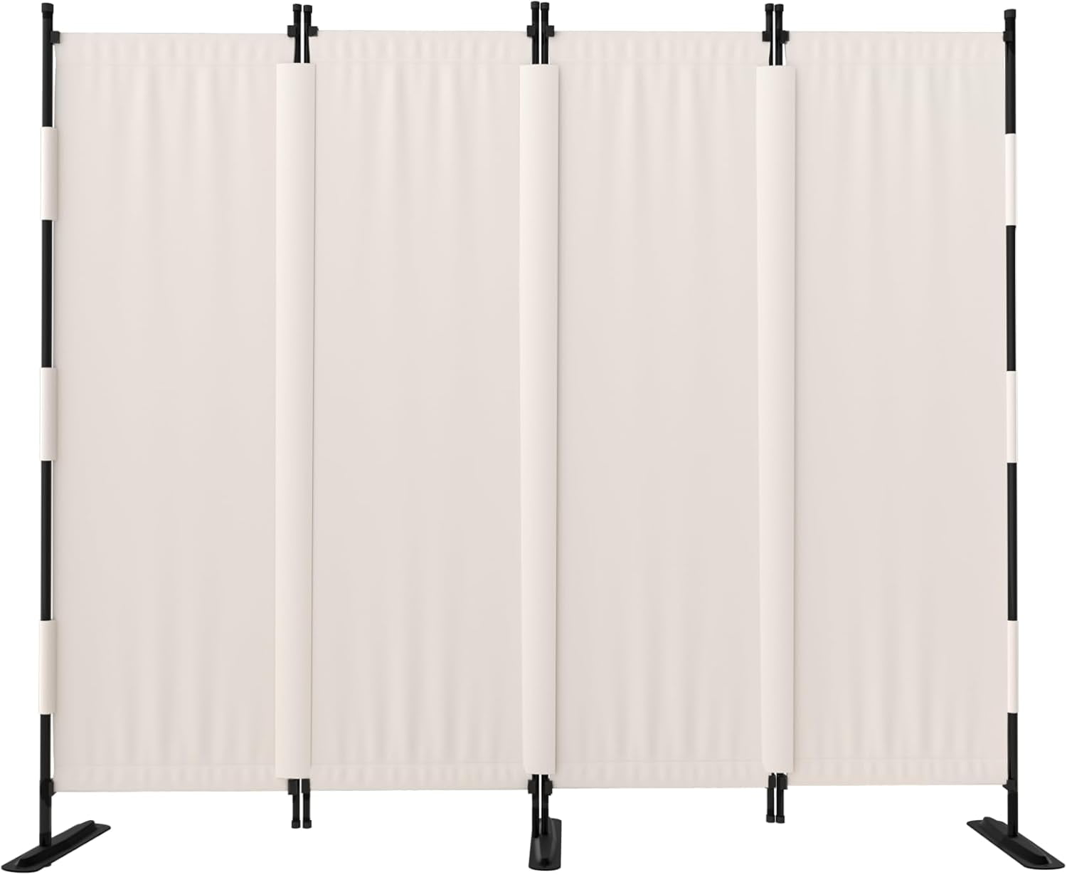 GOJOOASIS Room Divider 4 Panel Folding Privacy Screen, Portable Small ...