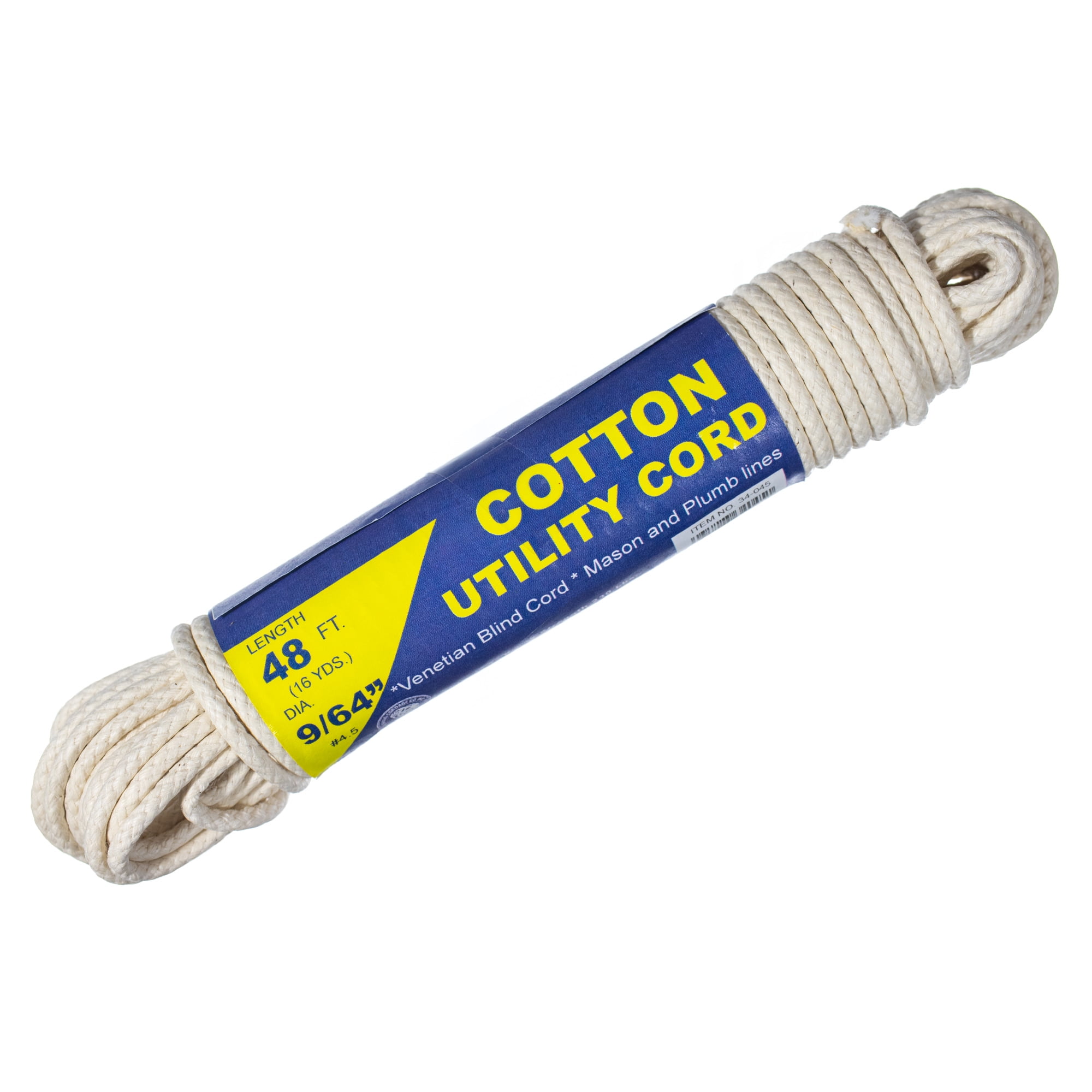 GOLBERG Cotton Utility Cord - 48 Feet Multiple Diameter Options ...