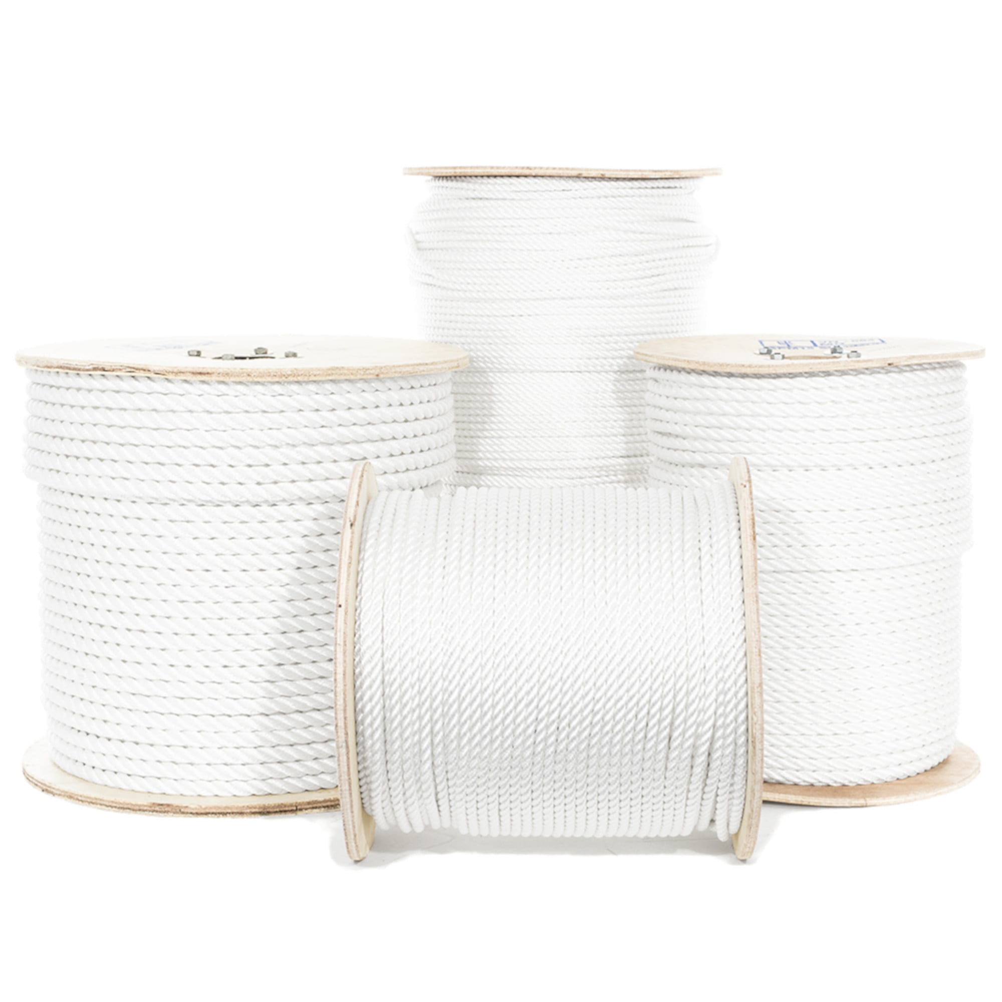 GOLBERG Twisted Polyester Rope - White - Low Stretch, High Strength ...