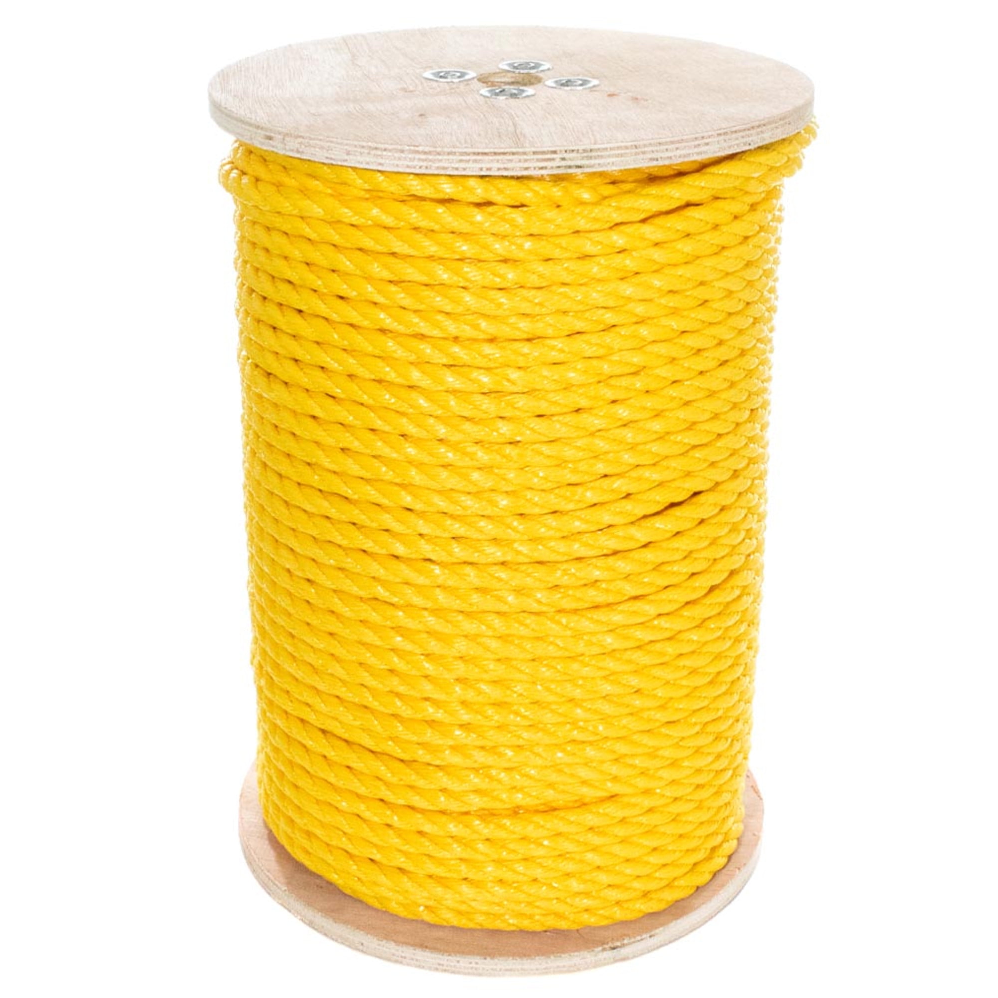 P7240S0200RWFR 0.63 in. x 200 ft. Red & White Solid Braid Polypropylene ...