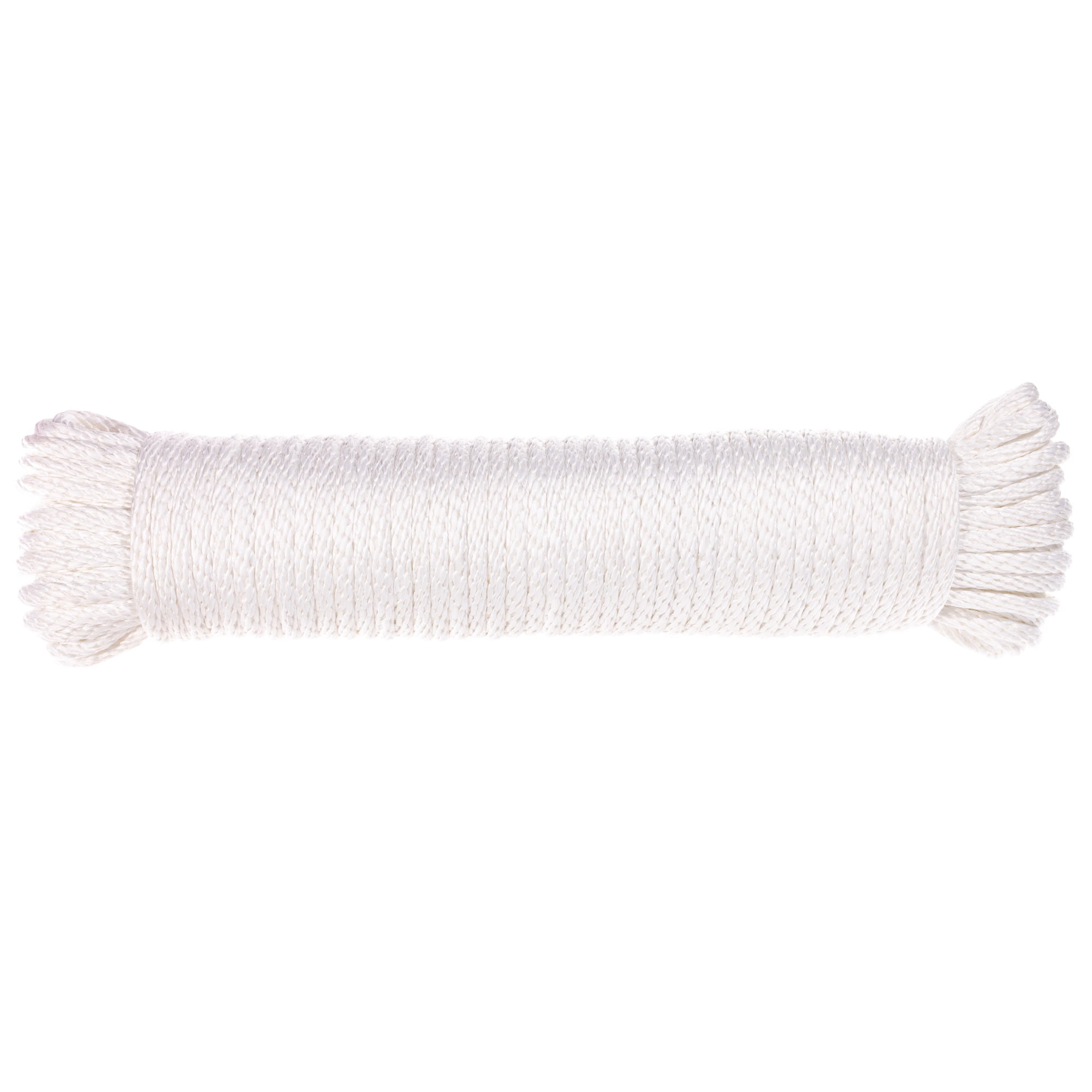 GOLBERG White Braided Synthetic Polyester Clothesline with Multiple ...