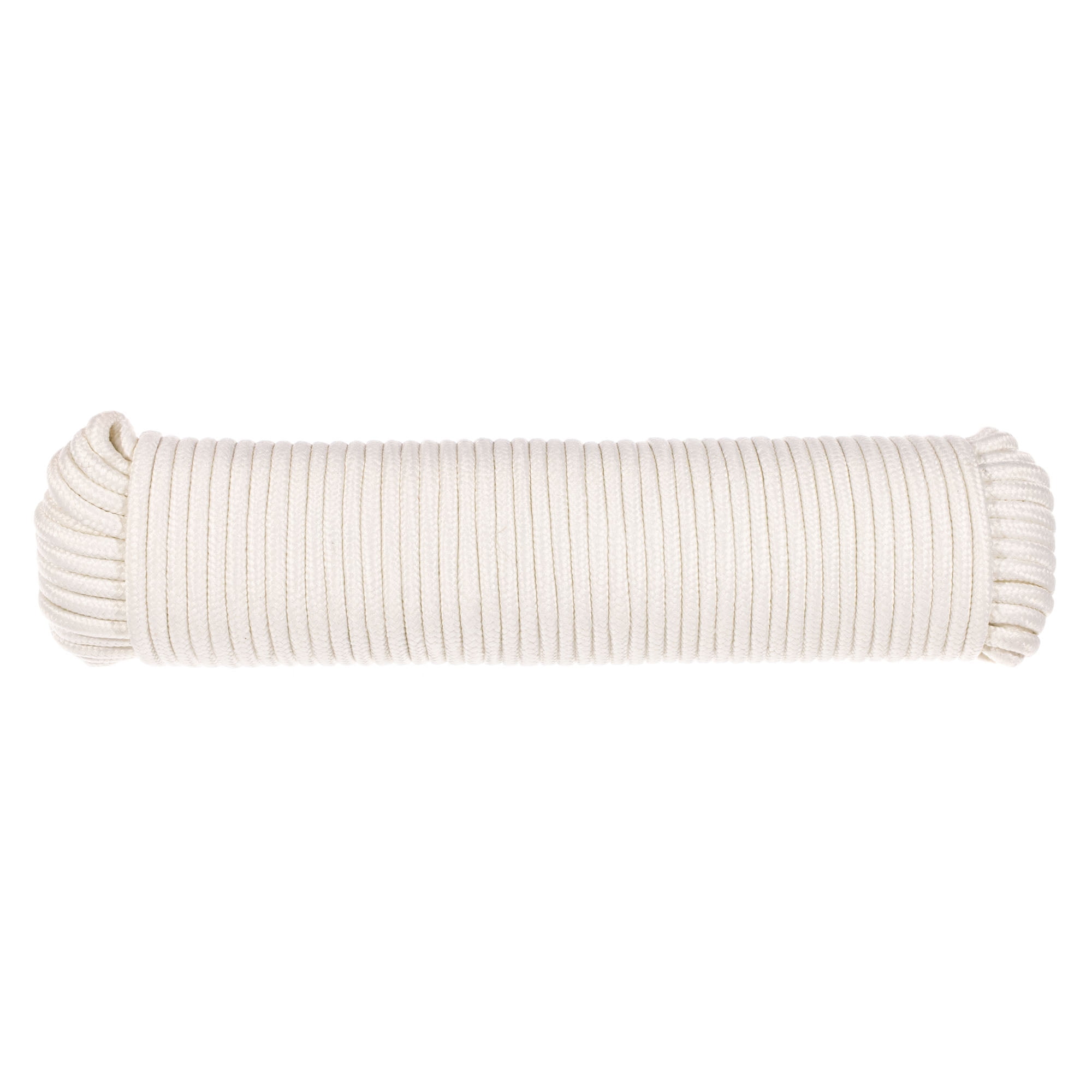 GOLBERG White Braided Synthetic Polyester Clothesline with Multiple ...