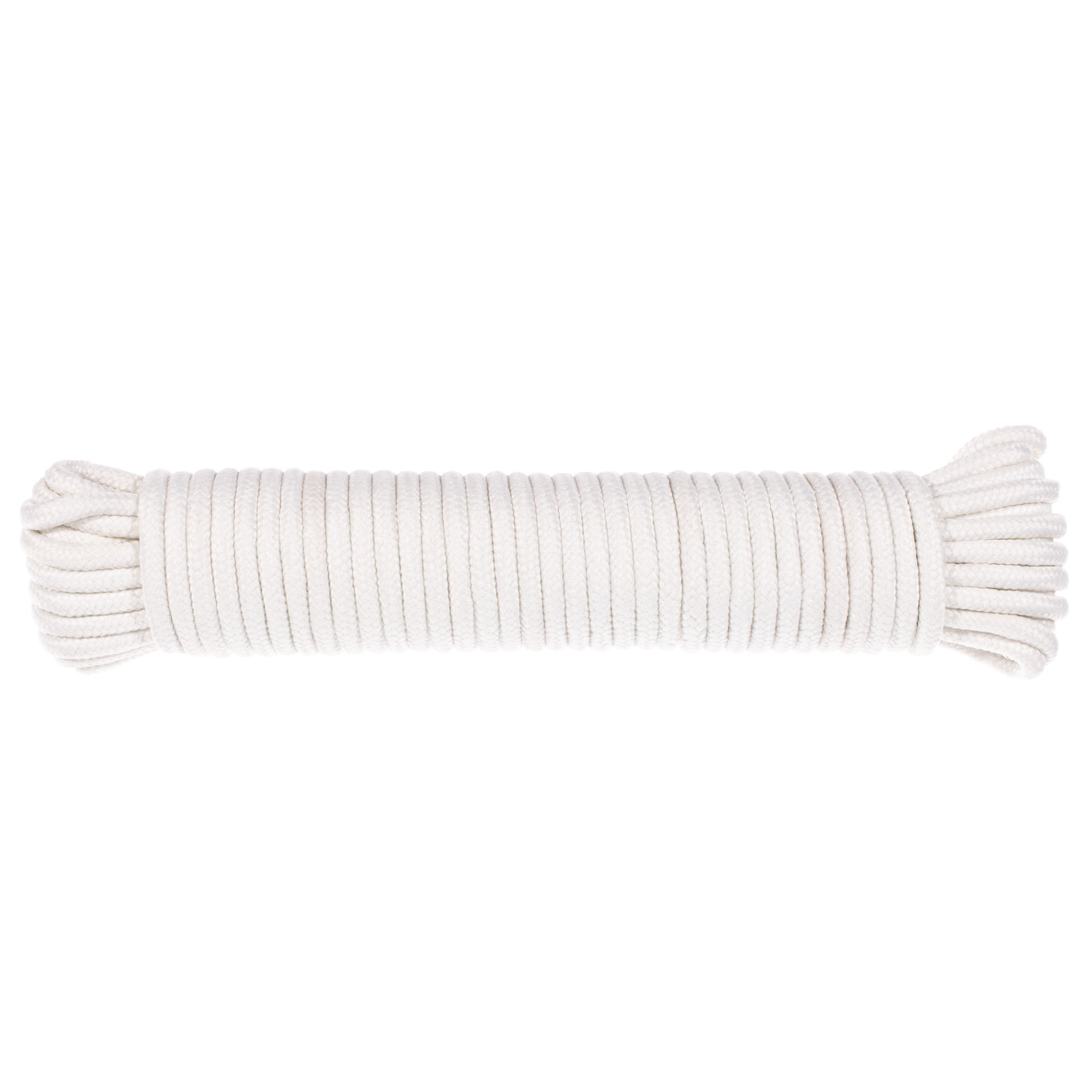 GOLBERG White Braided Synthetic Polyester Clothesline with Multiple ...
