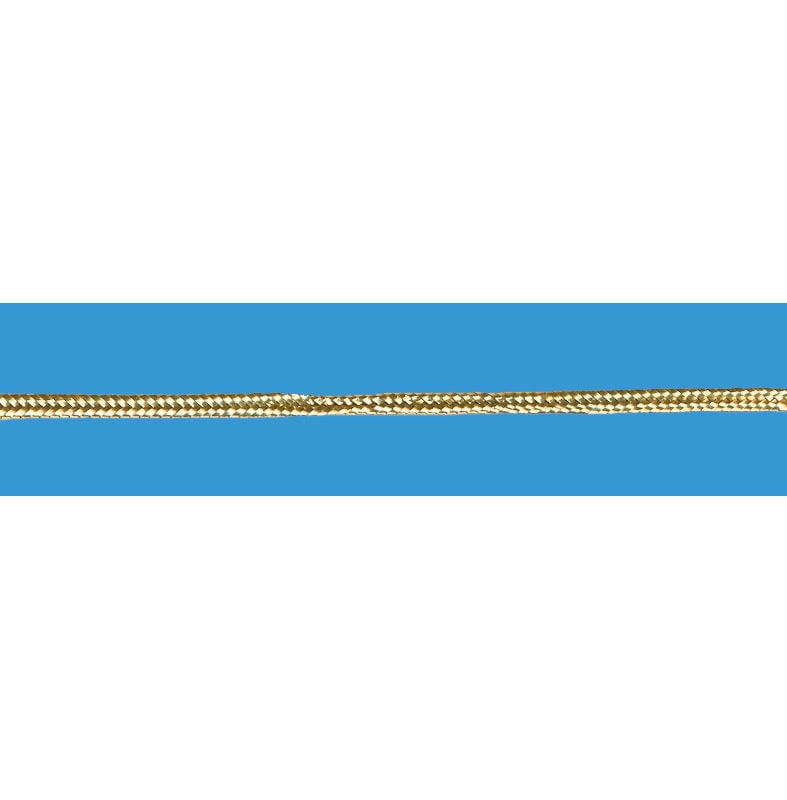GOLD 1/8 INCH MYLAR FLAT BRAID - Walmart.com