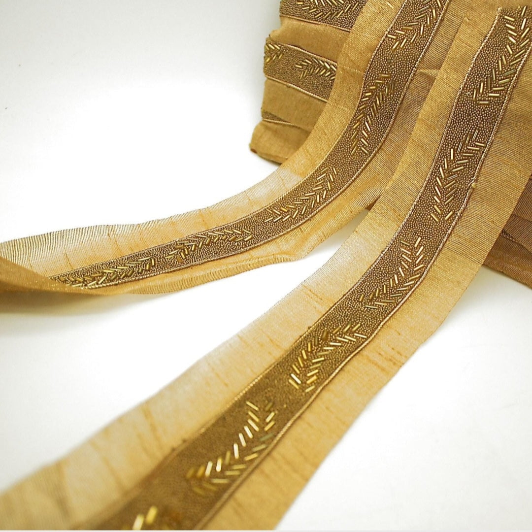 GOLD BEADED TRIM - sarahi.NYC - Walmart.com