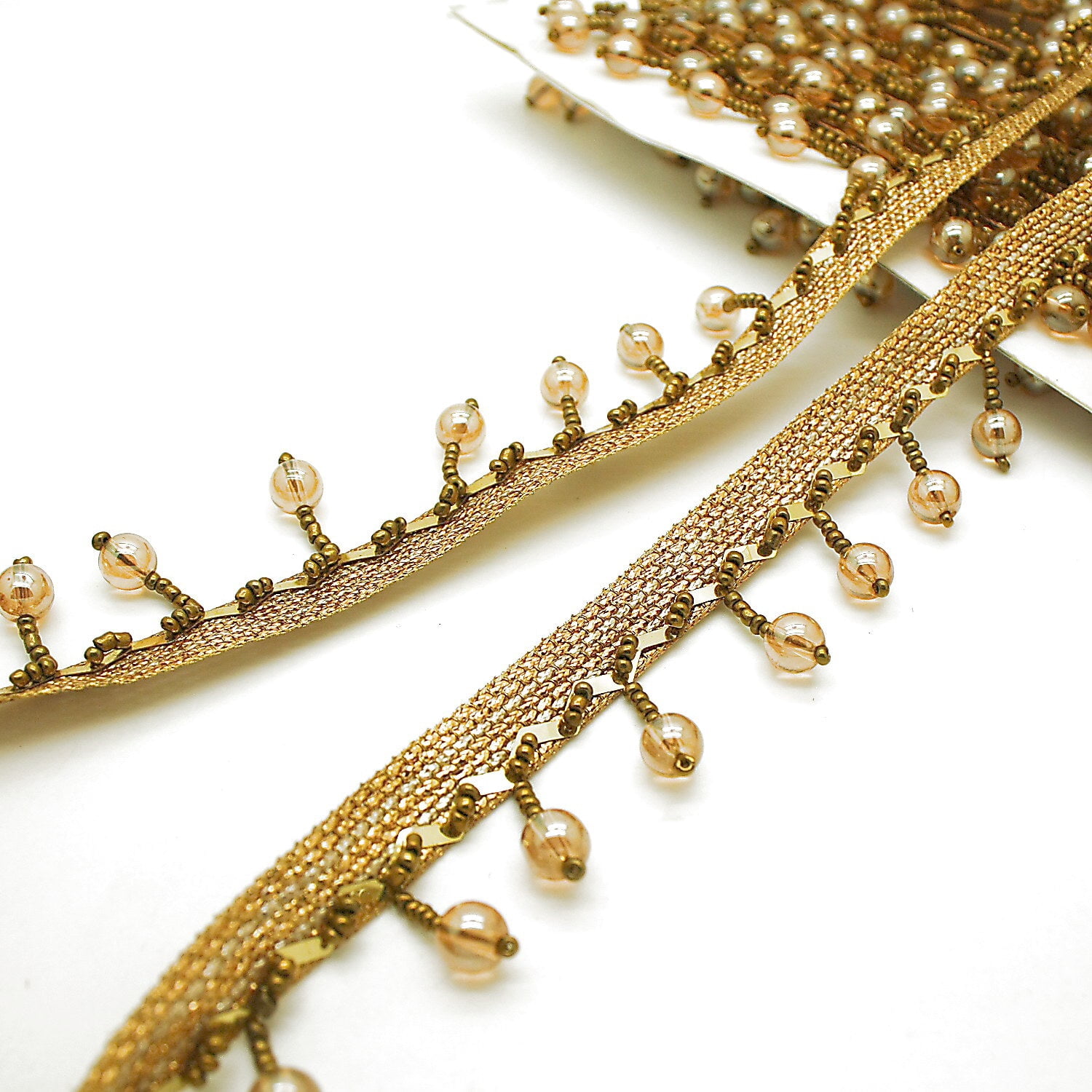 GOLD FRINGE BEADED TRIM - Walmart.com