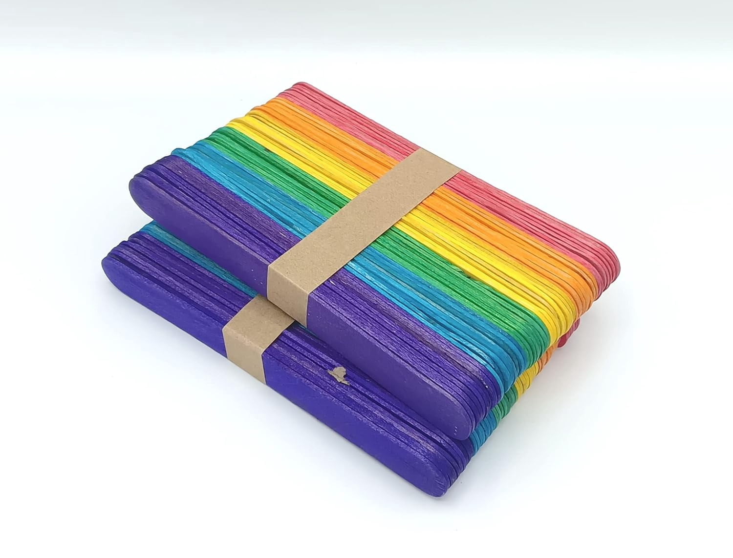 GOLD LEAF Multi Color Wooden Ice Cream Sticks for Ice Cream ...