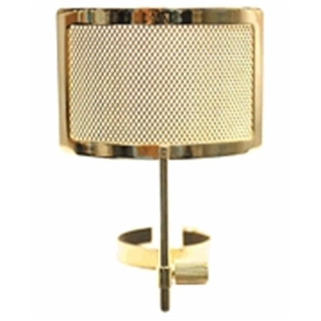 GOLD METAL MESH POP FILTER FOR MXL 67 AND 69 SERIES MICROPHONES ...