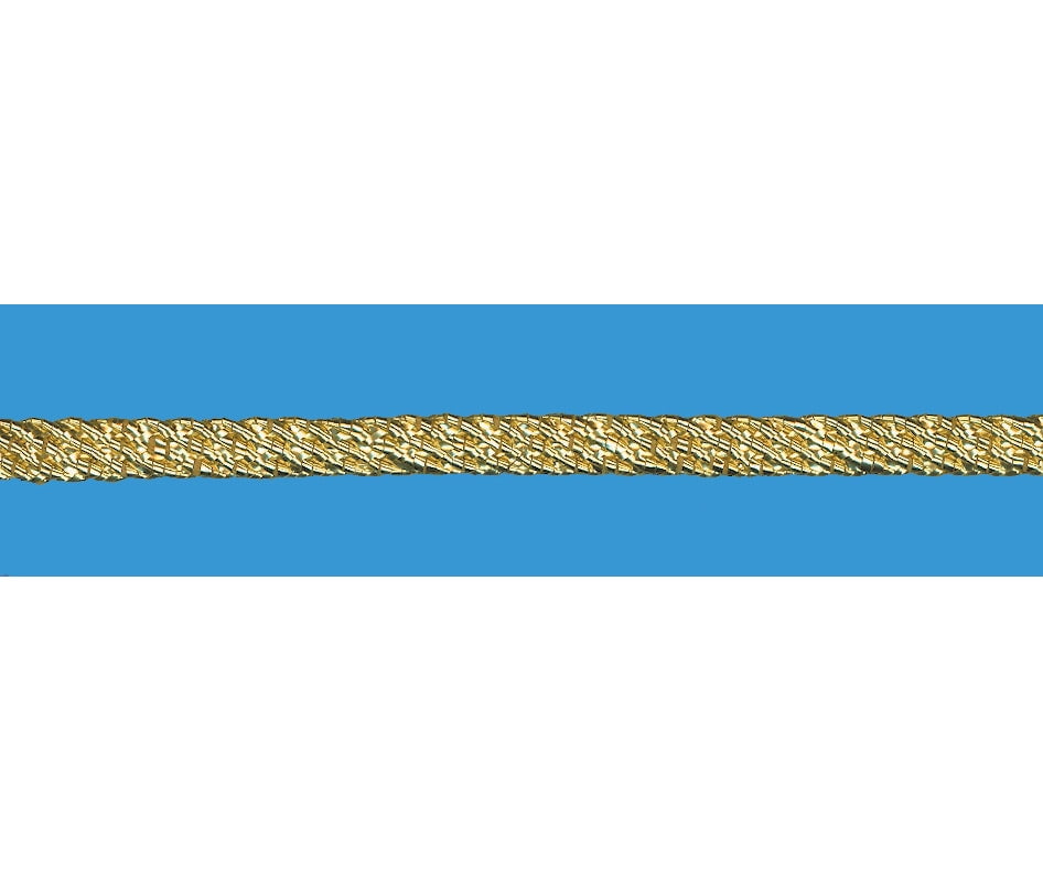 GOLD METALLIC 1/4 INCH FILE BRAID - Walmart.com