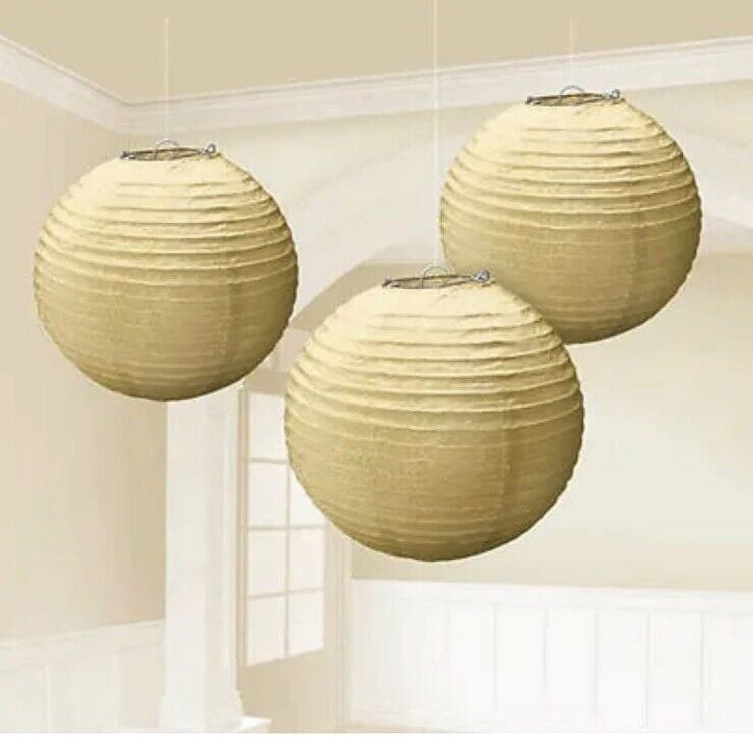 Gold Paper Lanterns (3ct) - Walmart.com