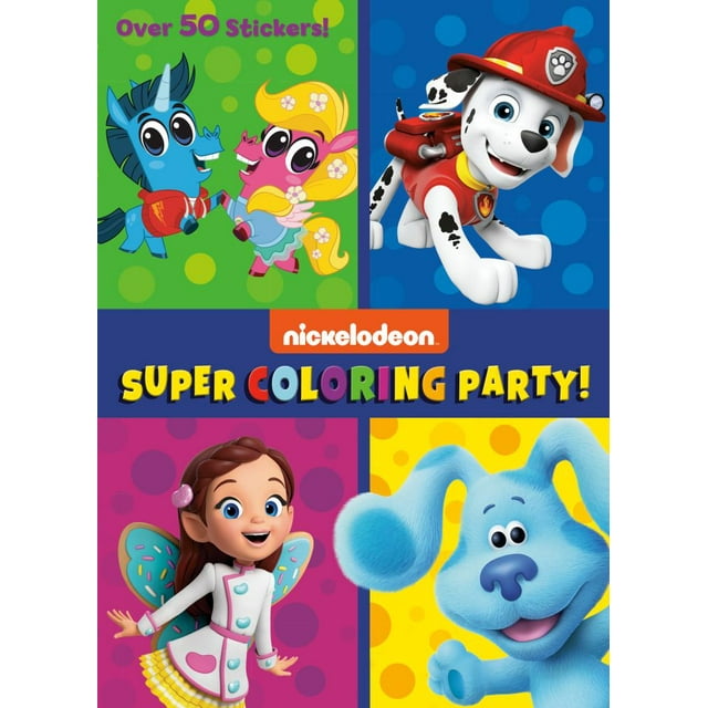 GOLDE GOLDEN BOOKS STAFF: Super Coloring Party! (Nickelodeon ...