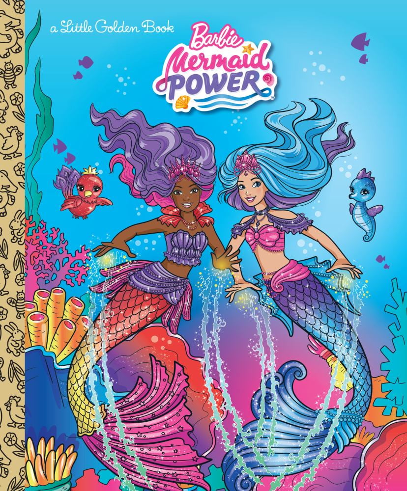 Barbie Mermaid Power Little Golden Book (Barbie) (Hardcover) - Walmart.com