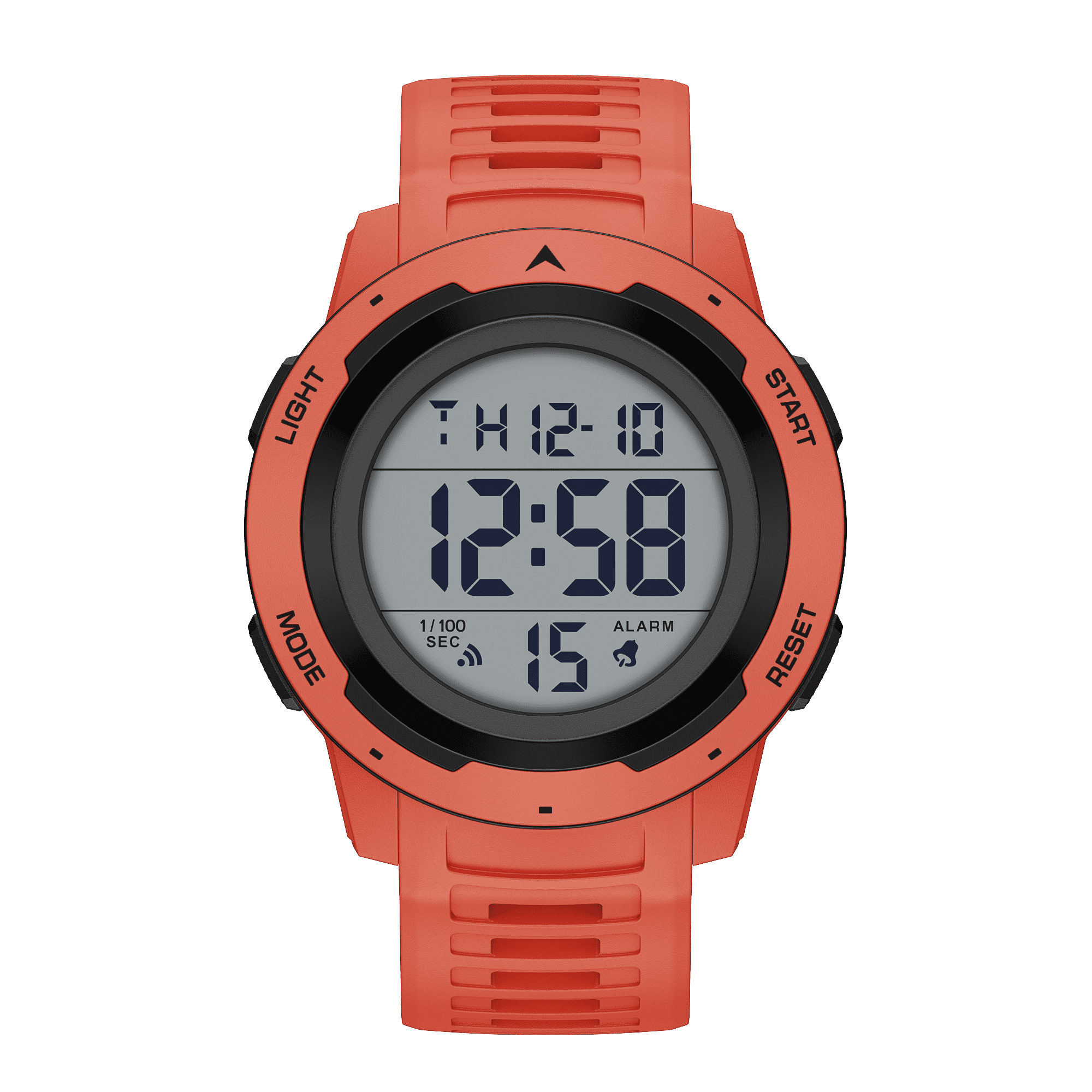 GOLDEN HOUR Mens Waterproof Digital Sport Watches Wide Screen Easy Read ...