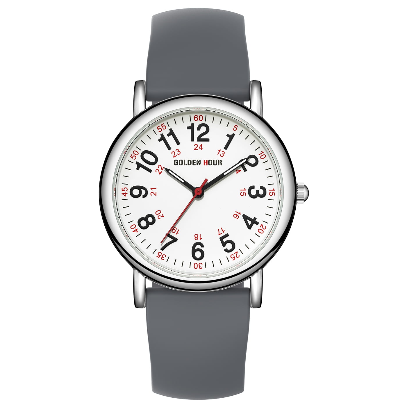 GOLDEN HOUR Waterproof Nurse Watch for Medical Professionals, Students ...