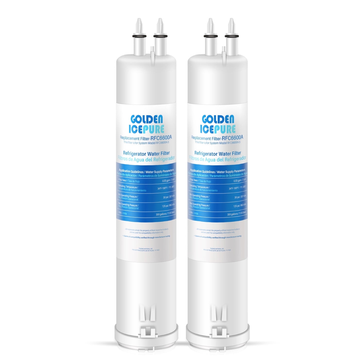 GOLDEN ICEPURE RFC6600A Refrigerator Water Filter Replacement for ...