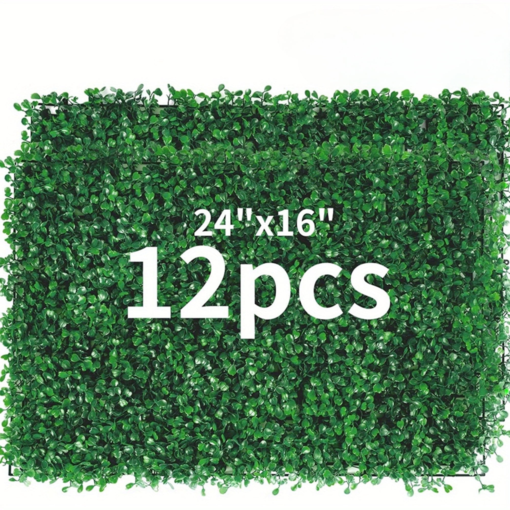 GOLDEN MEMORIES Artificial Boxwood Panels, UV Resistant Grass Wall ...