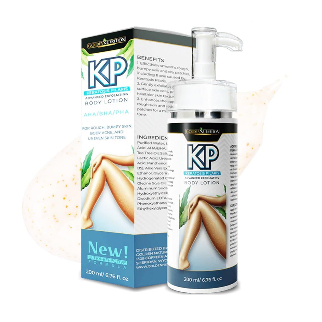 GOLDEN NUTRITION Smoothing & IRF13 Hydrating KP Lotion, Exfoliating ...