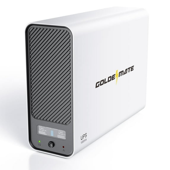 GOLDENMATE UPS 1000VA/800W UPS Battery Backup and Surge Protector ...