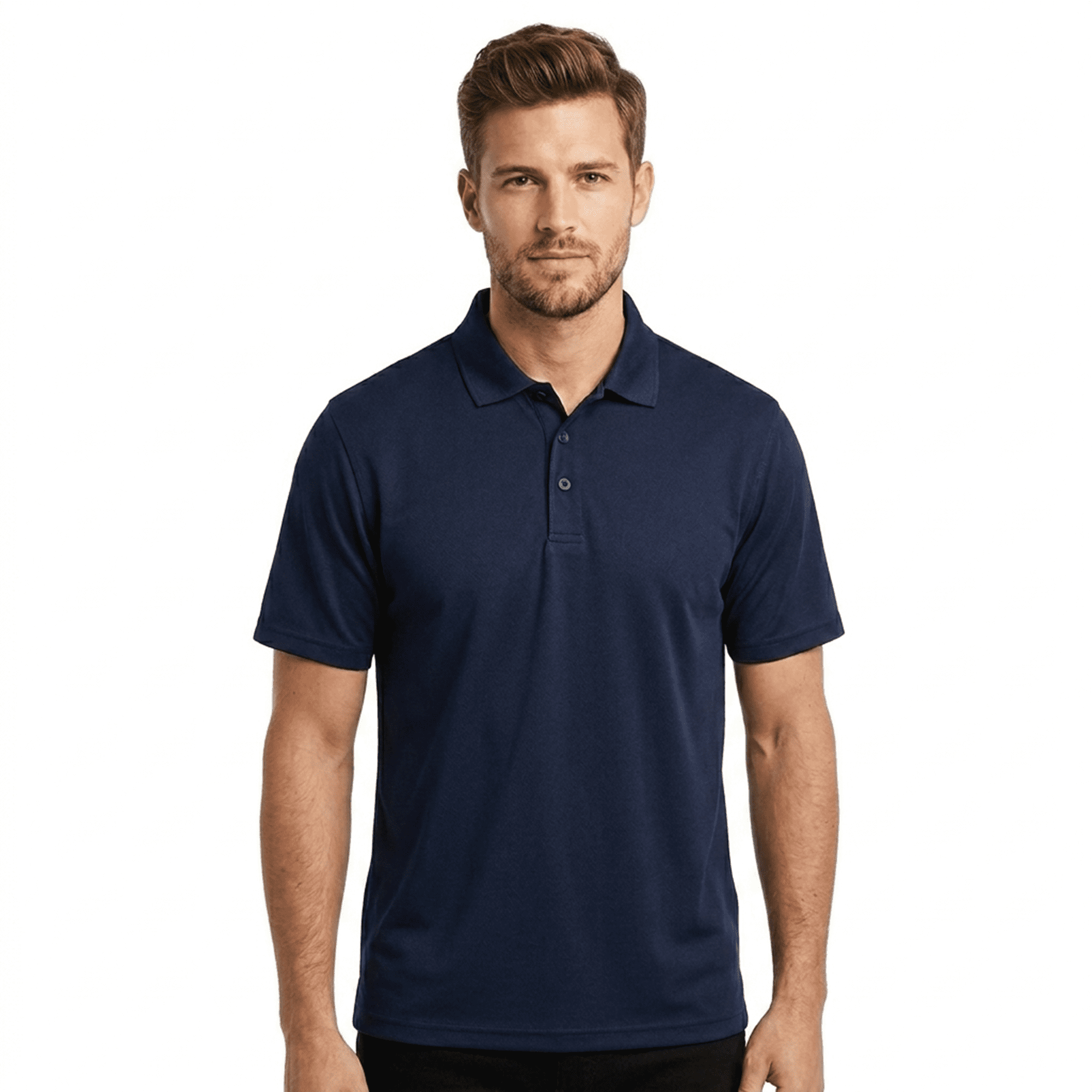 GOLDENROW Men High Performance Pure Dry Fit Poly Polo, Casual Stylish ...