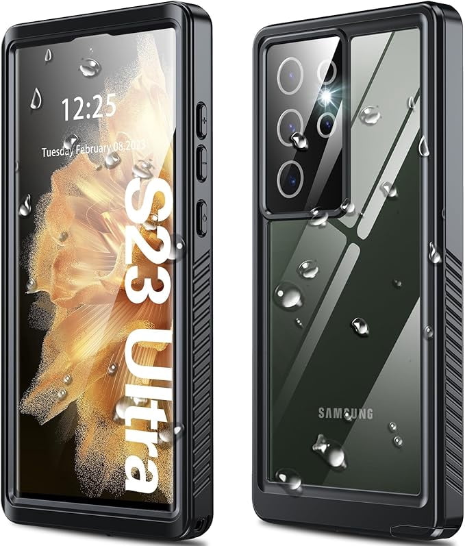GOLDJU for Samsung Galaxy S23 Ultra Case, [IP68 Waterproof] Case ...