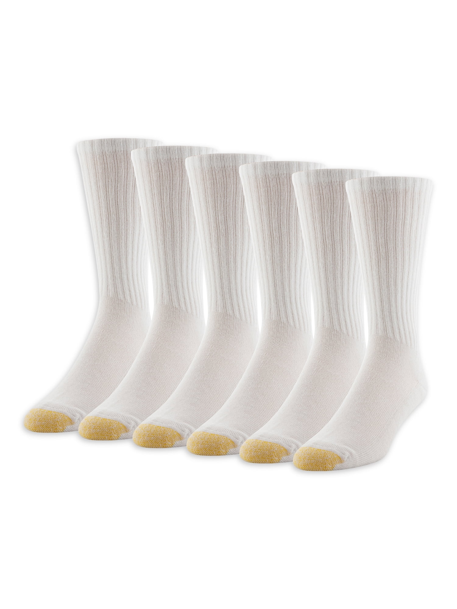 GOLDTOE Edition Men's Casual Cushion Crew Socks, 6-Pack - Walmart.com