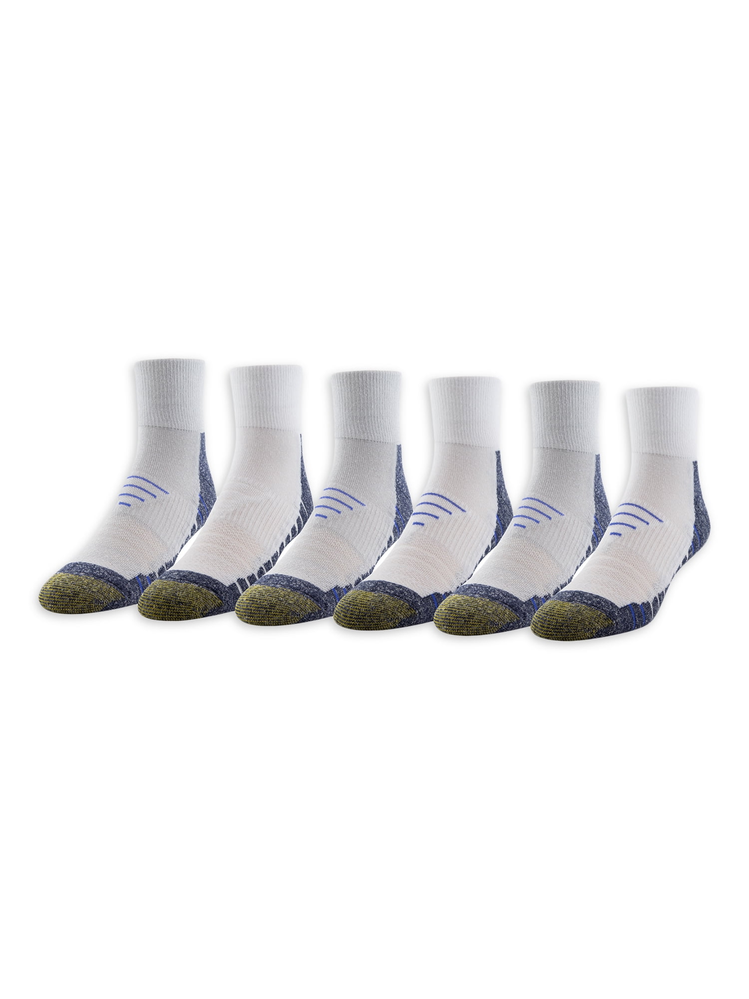 GOLDTOE Edition Men's ProSport Cushion Max Ankle Socks, 6-Pack ...