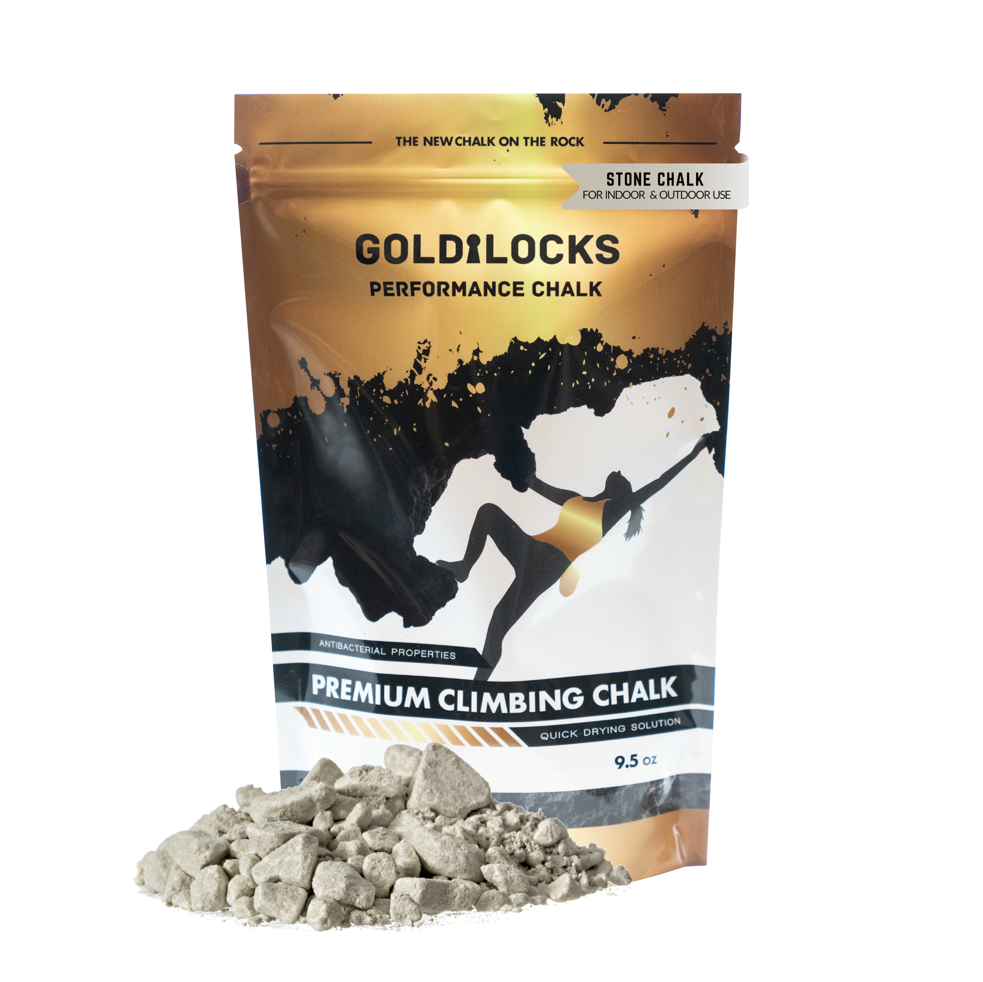 GOLDiLOCKS Chunky Chalk for Rock Climbing, CrossFit, Weight Training ...