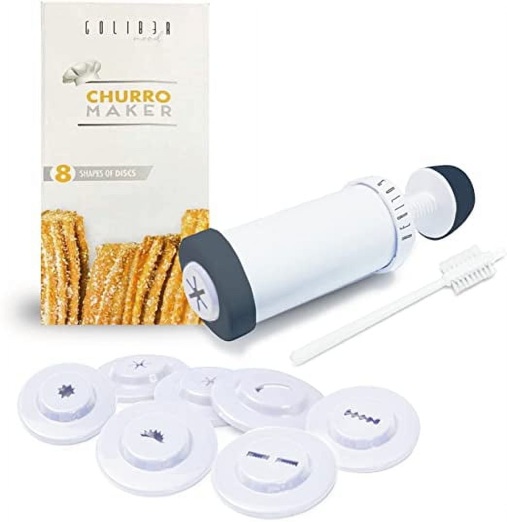 GOLIBER Churro and Cheese Straw Maker - 8 Different Nozzle - Walmart ...