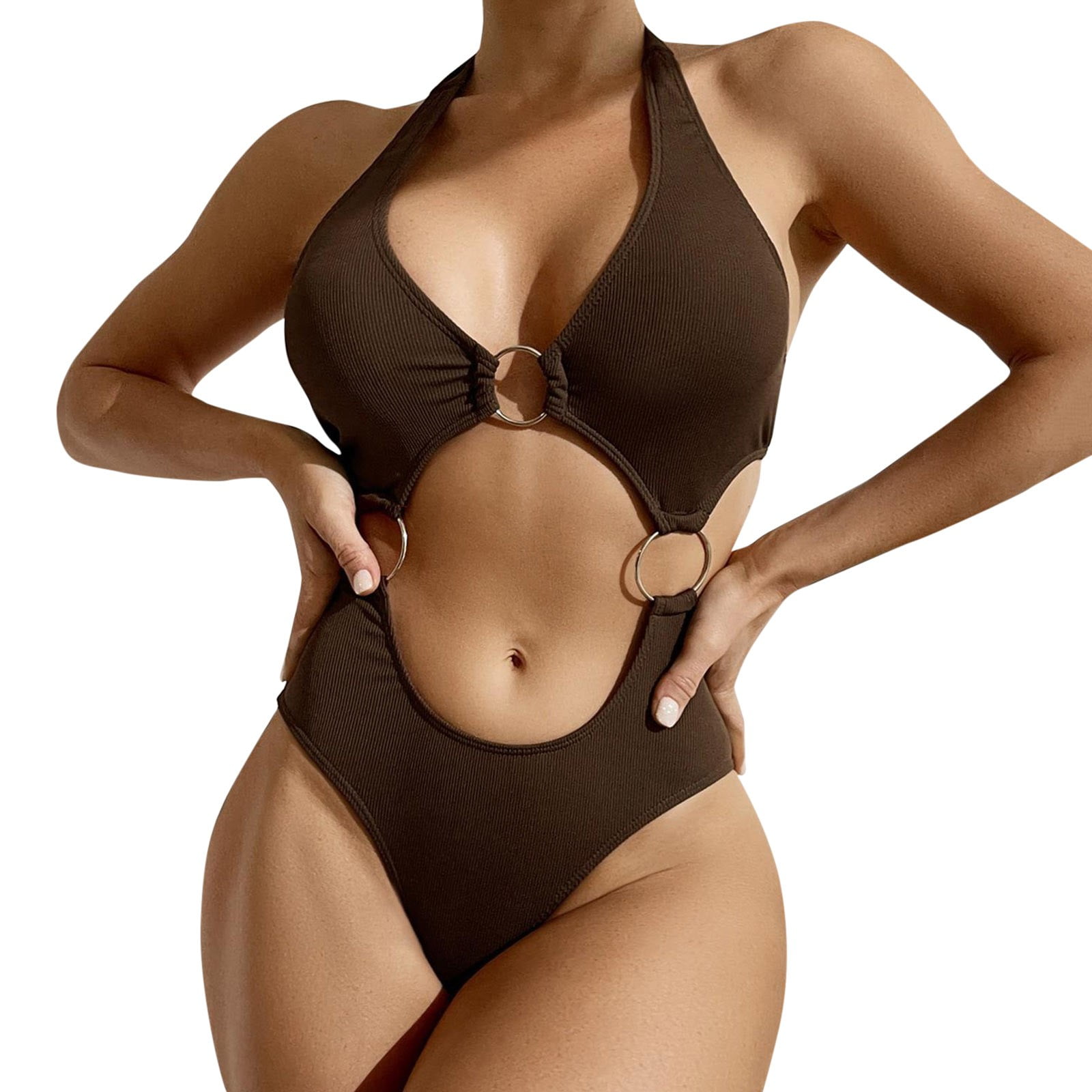 Golikeit Womens One Piece Swimsuit Sexy Backless Beach Swimwear